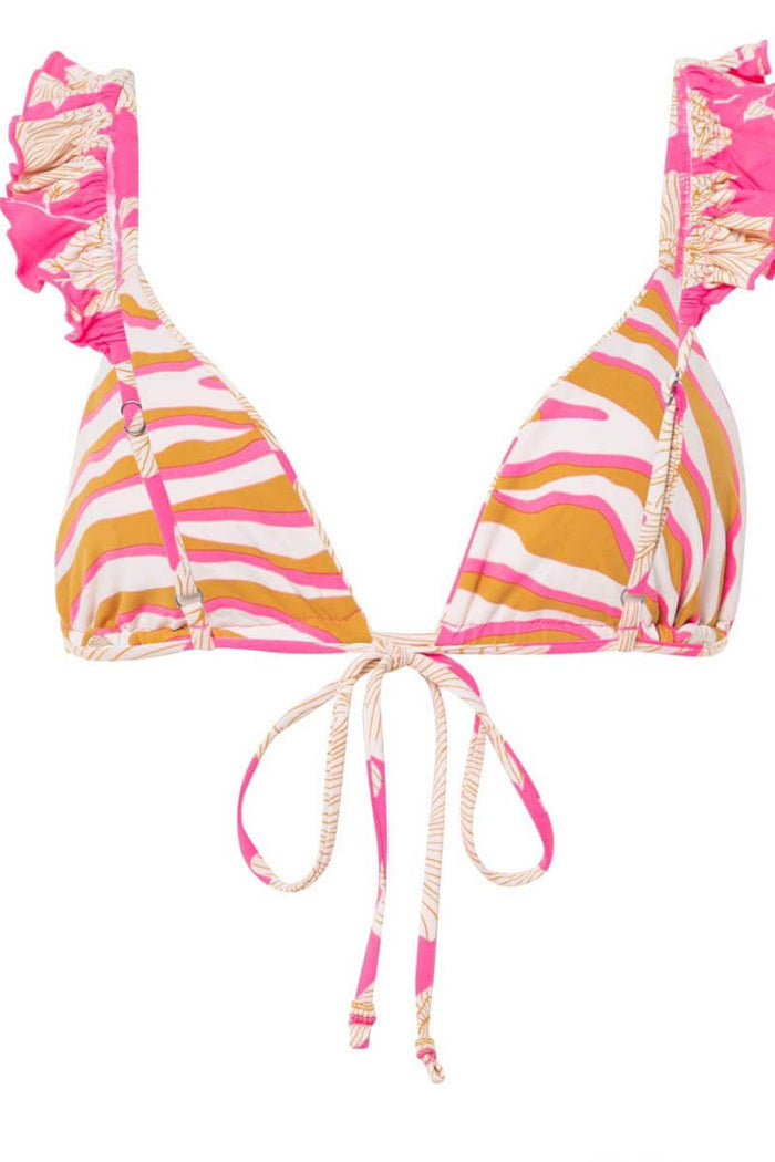 Crush Ruffle Triangle Top